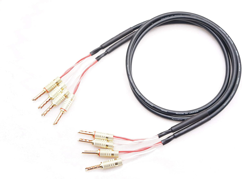 CANARE 4S6G OFC oxygen-free copper wire, non-plated BFA, with banana p