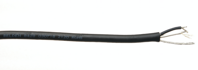 BELDEN 8428 2-core shielded cable sold by the meter
